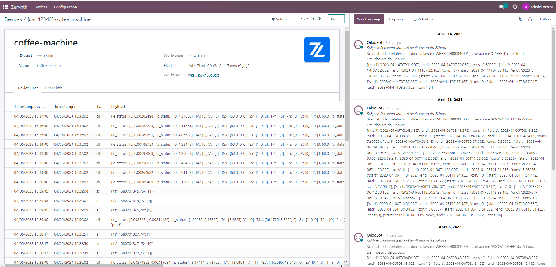 GitHub - zerynthdev/ZCloudAPP: Odoo connector Zerynth App
